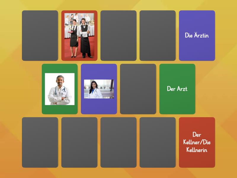 Berufe - Matching pairs