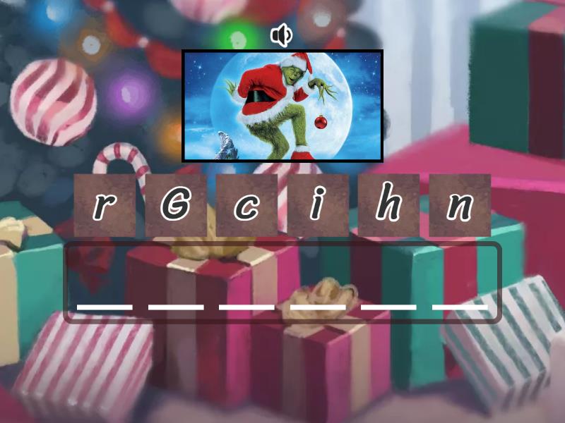 Christmas 2024 - Spelling Bee Words (Extras) - Anagram