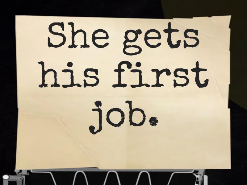 to get your first job – получить первую работу - Flash cards