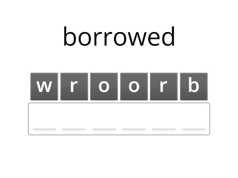 spelling second list - Anagram