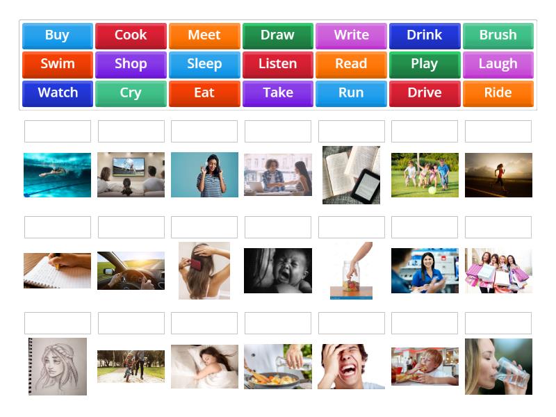 Essential verbs - Match up