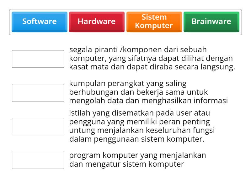 Sistem komputer - Match up