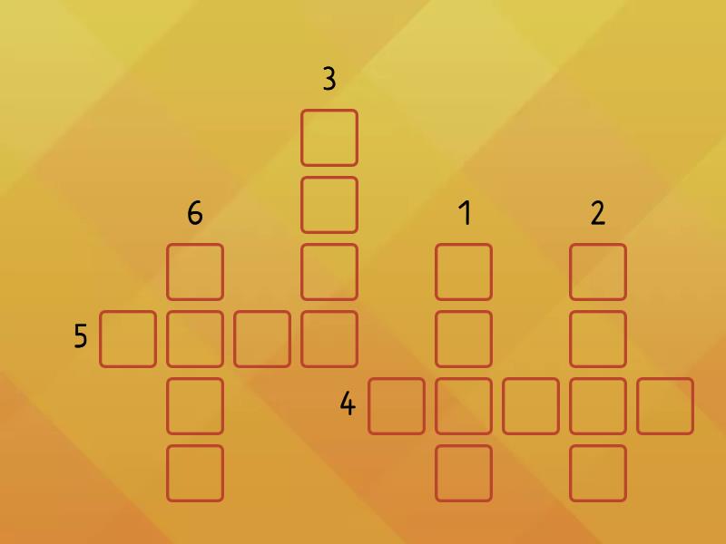 U4: 2-My body - Crossword