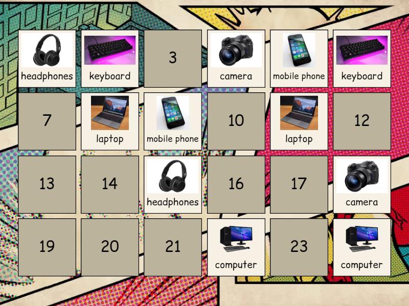 GG2 - Unit 3.1 "Gadgets" - Matching pairs