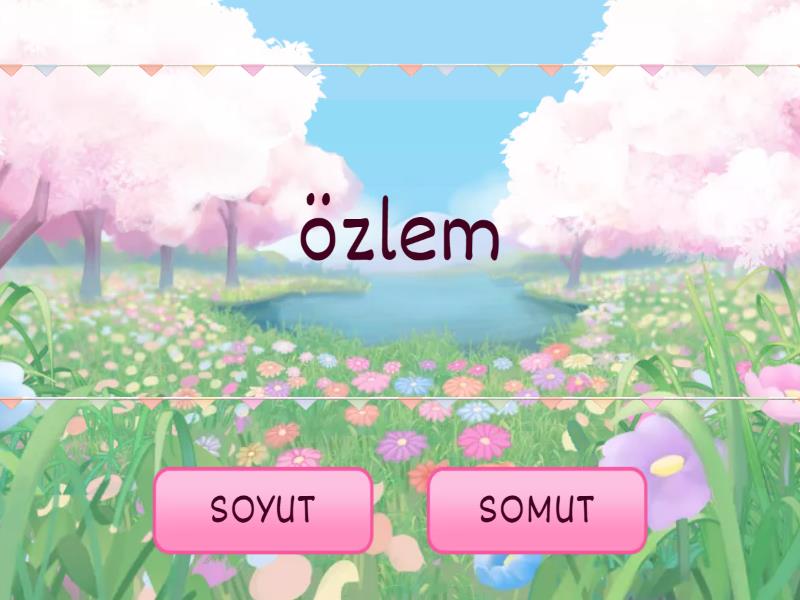 Soyut ve Somut İsimler - True or false