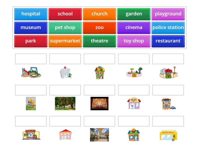 Smart Junior 2 Unit 6 Town - Une las parejas