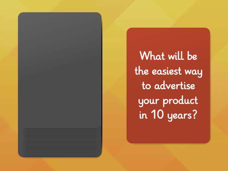 Inter - GC - speaking - Future forms - Speaking cards