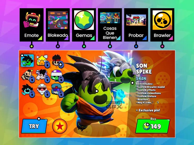 Brawl Stars - Diagrama con etiquetas