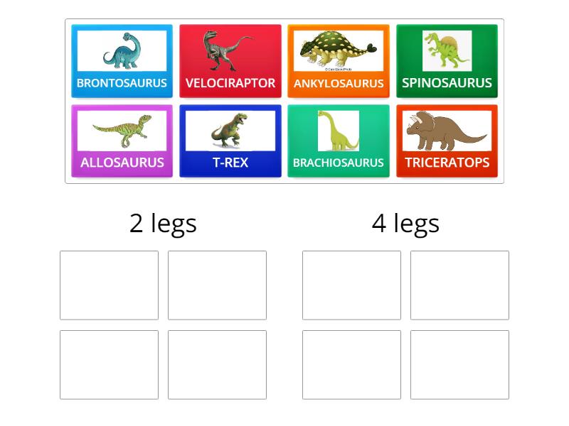 DINOSAUR SORTING - Group sort