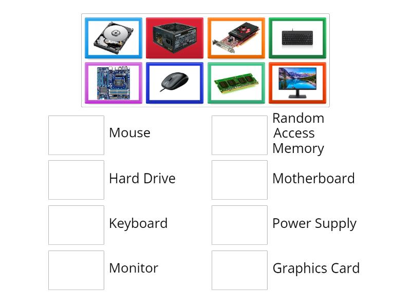 Computer parts - Match up