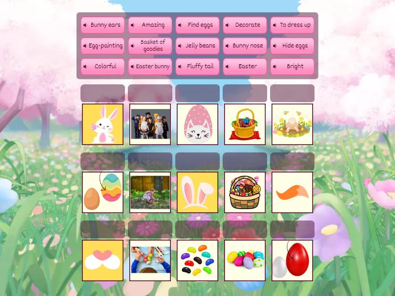 Pete the Cat Big Easter Adventure/match - Match up