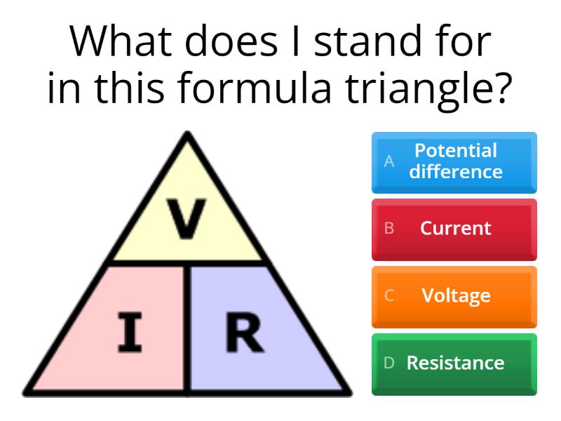 Sc301 V, I and R revision - Quiz