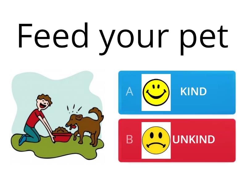 kind or unkind? sorting activity - Quiz