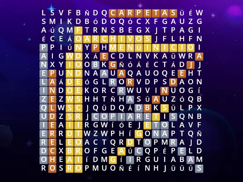 Escritorio de windows - Wordsearch
