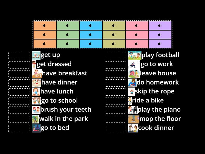 SM2_Unit 1_collocations - Match up