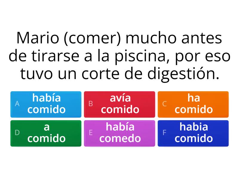 Pluscuamperfecto/Past Perfect - Quiz