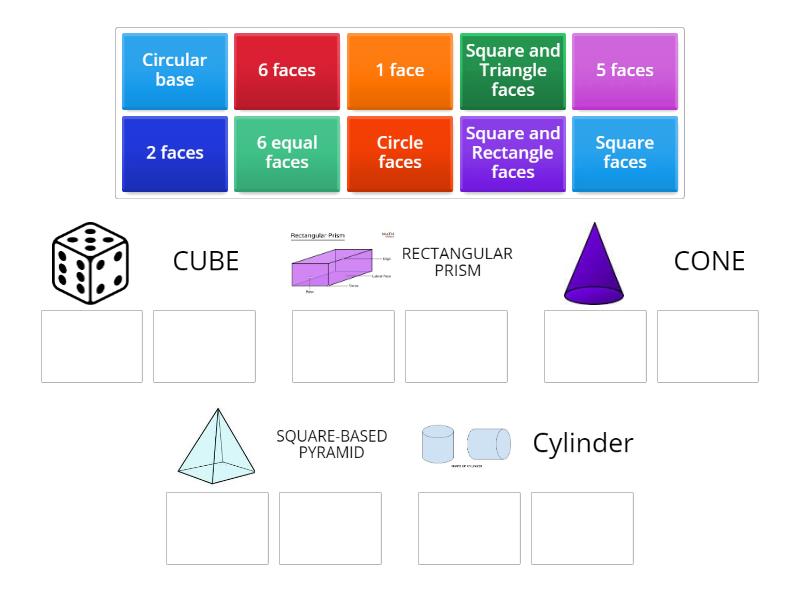 3-D OBJECTS - Group sort