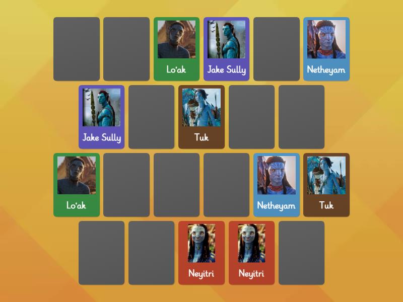Memory Avatar - Matching pairs