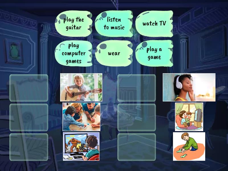 Super Minds 1 Unit 7 - Match up