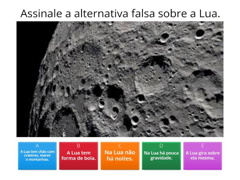 Lua e Fases da Lua - Cuestionario