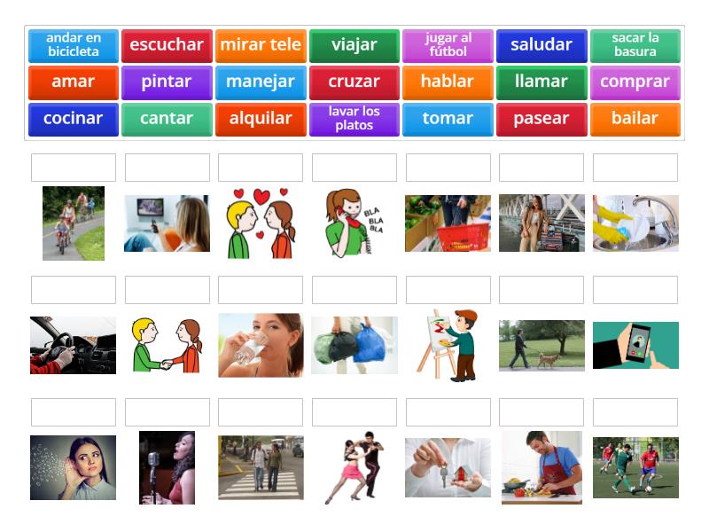 Verbos en -AR - Match up