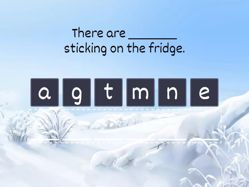 Enjoying God's World - Anagram