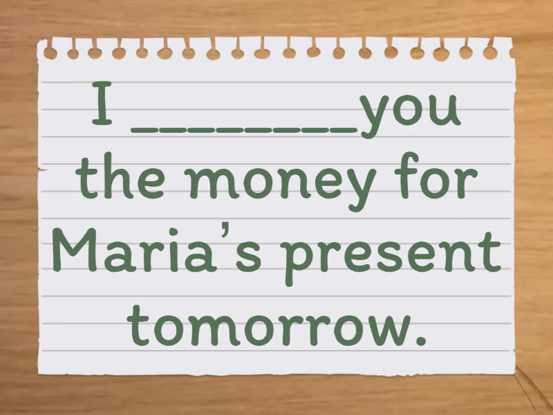 EF PI Unit 6B will - complete - Flash cards