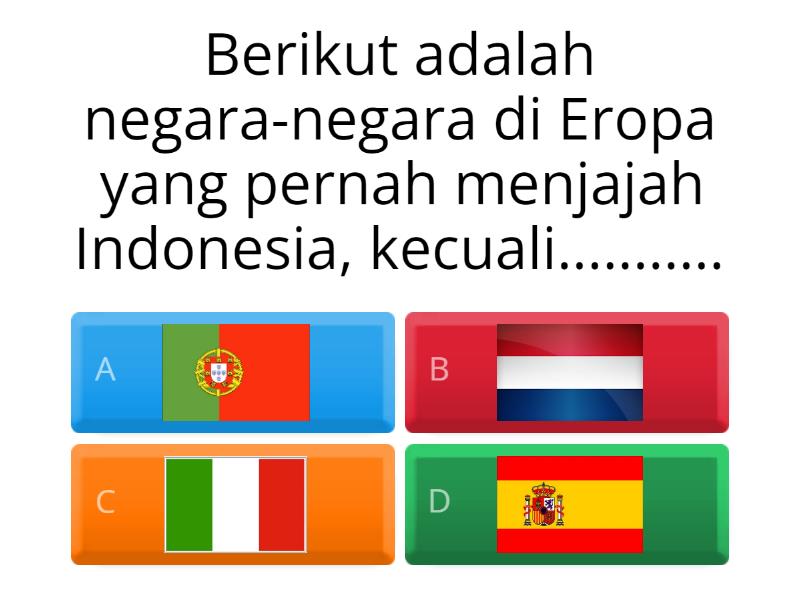 Kedatangan Bangsa Eropa di Nusantara - Kuis