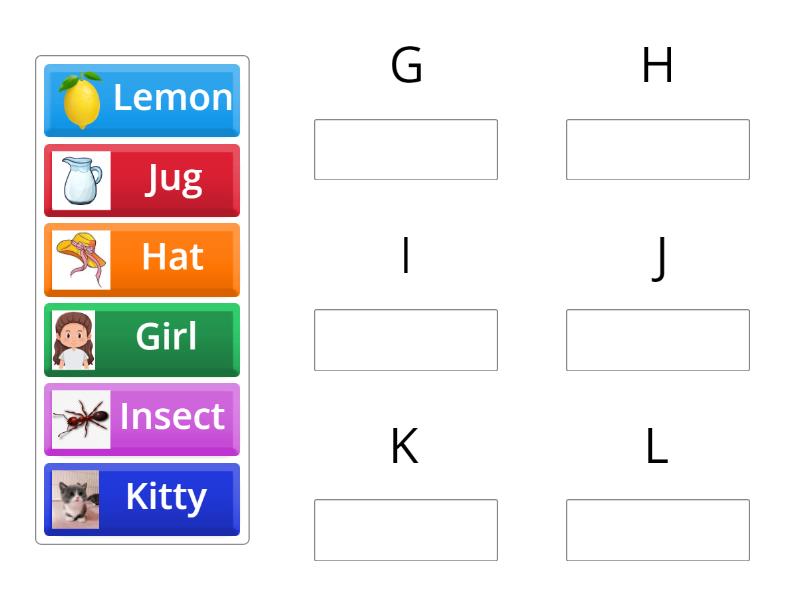 beginning of alphabet - Group sort