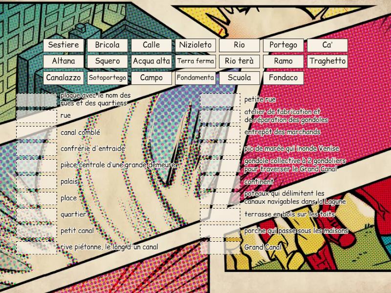 Lessico veneziano - Match up