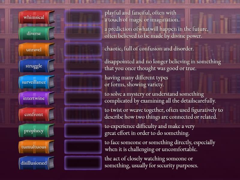 Books - Match up