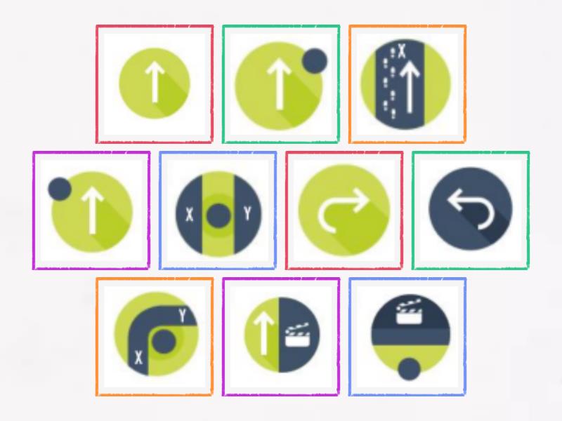 Giving directions - Flip tiles