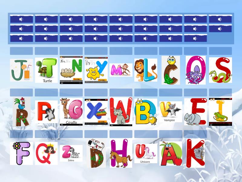Alphabet - Match up