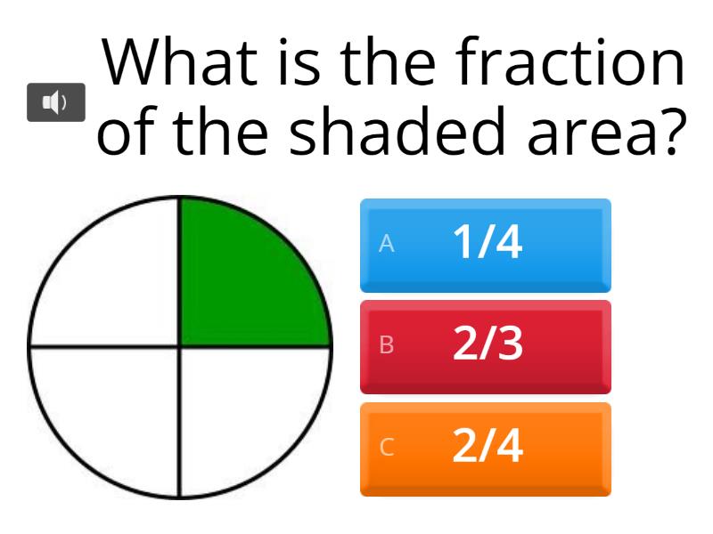 Halves and Fourths Fraction Practice - Quiz