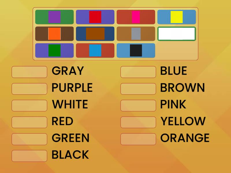 THE COLORS - Match up