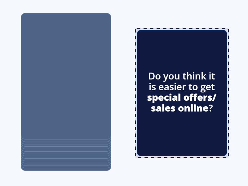 roadmap b1 9A shopping - Speaking cards