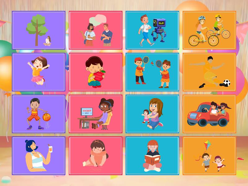 10-Present continuous - Flip tiles