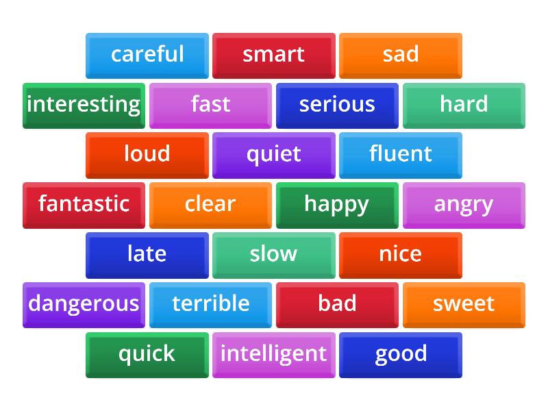 unit 7 A adj-adv - Flip tiles