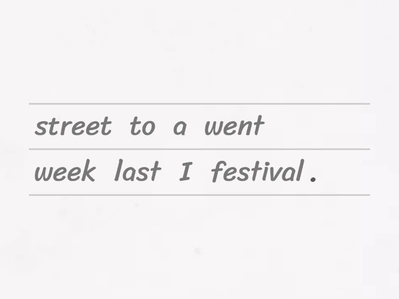 Simple Past Affirmative Negative Interrogative Unjumble 5443