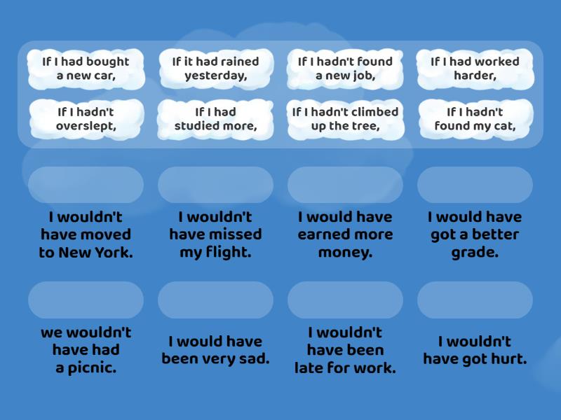 Third conditionals - Match up