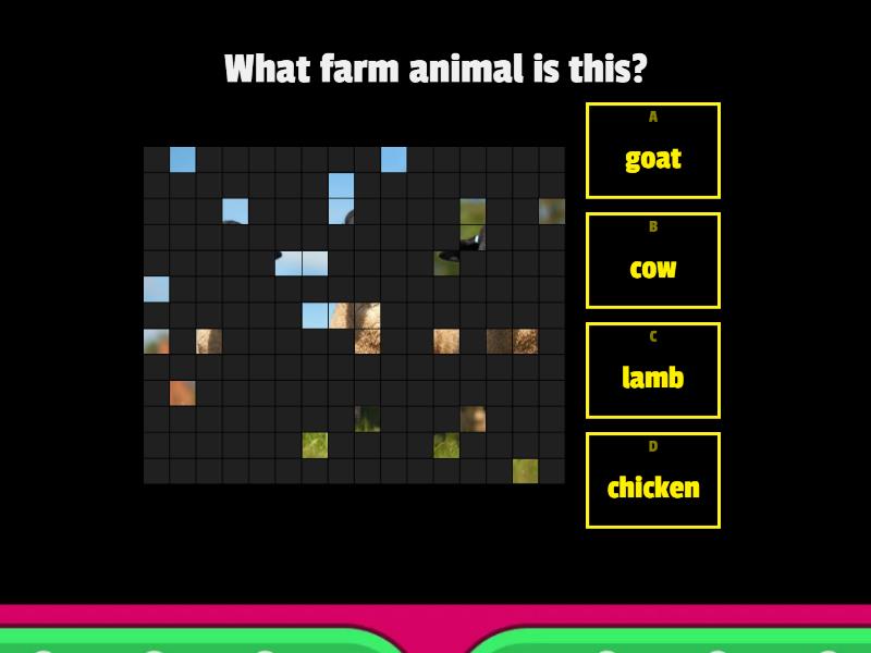 Guess the Farm Animal - Image quiz