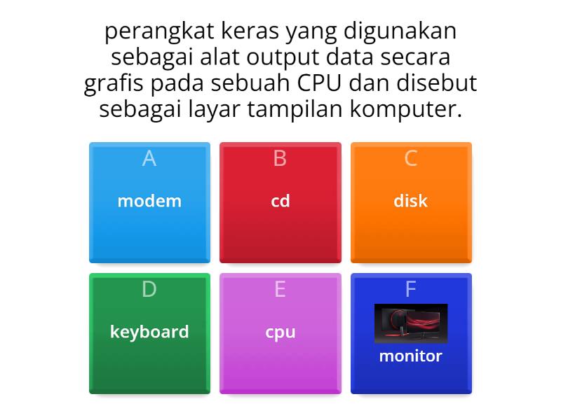 kuis sistem komputer - Quiz