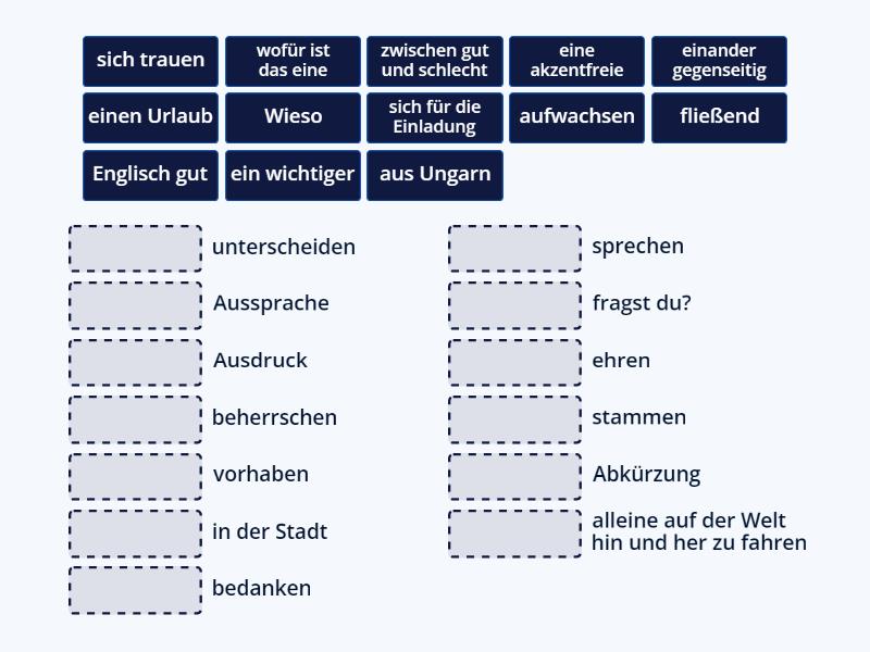 Schritte 5 Lektion 4 - Match up
