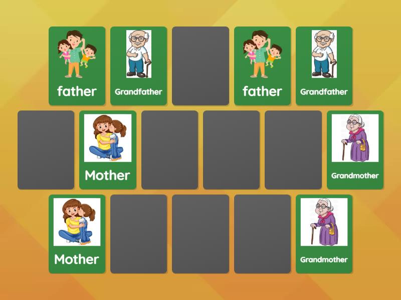 Family Members - Matching pairs