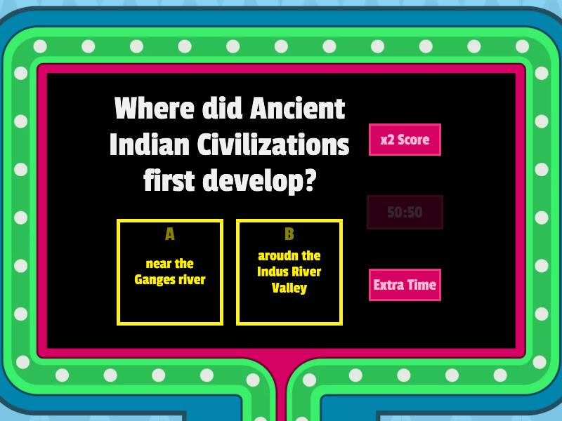 Ancient India REVIEW GAME - Gameshow quiz