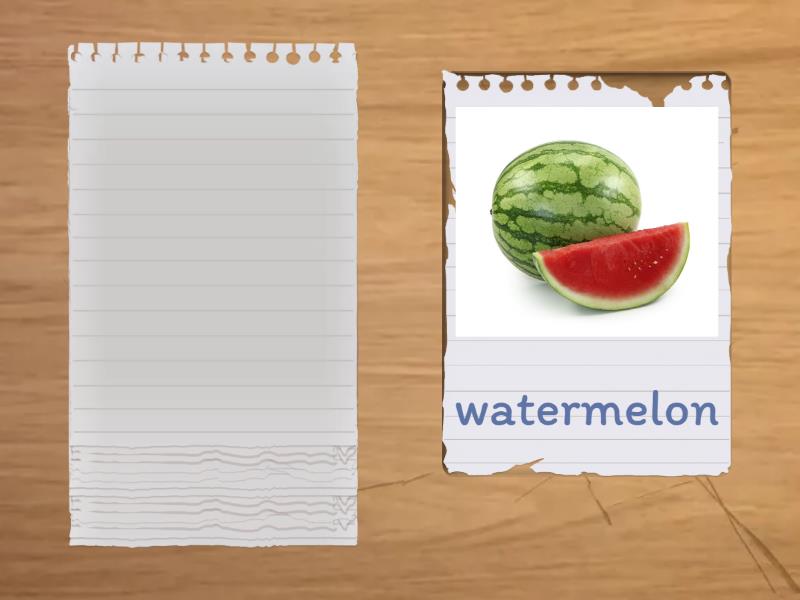 speaking card food - Speaking cards