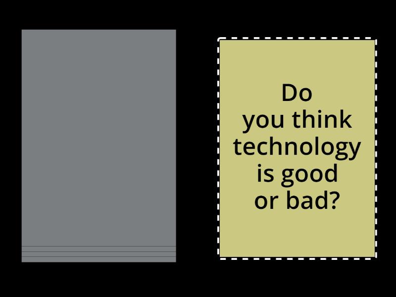 Technology Speaking questions - Speaking cards