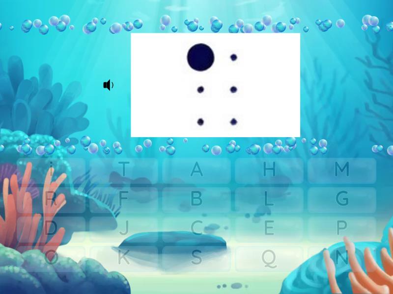 REPASAR LETRAS EN BRAILLE - Find the match