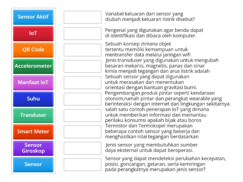 Sensor dan IoT - Match up