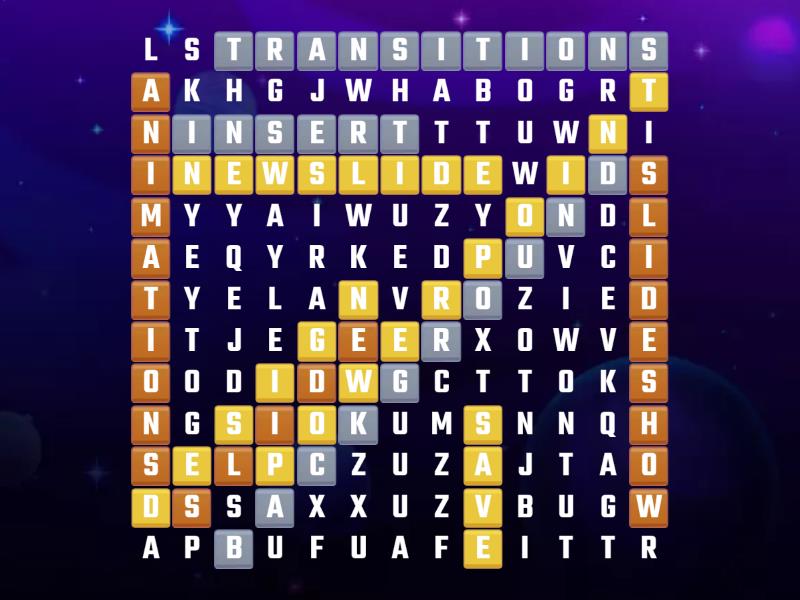 PowerPoint P4 2 - Wordsearch